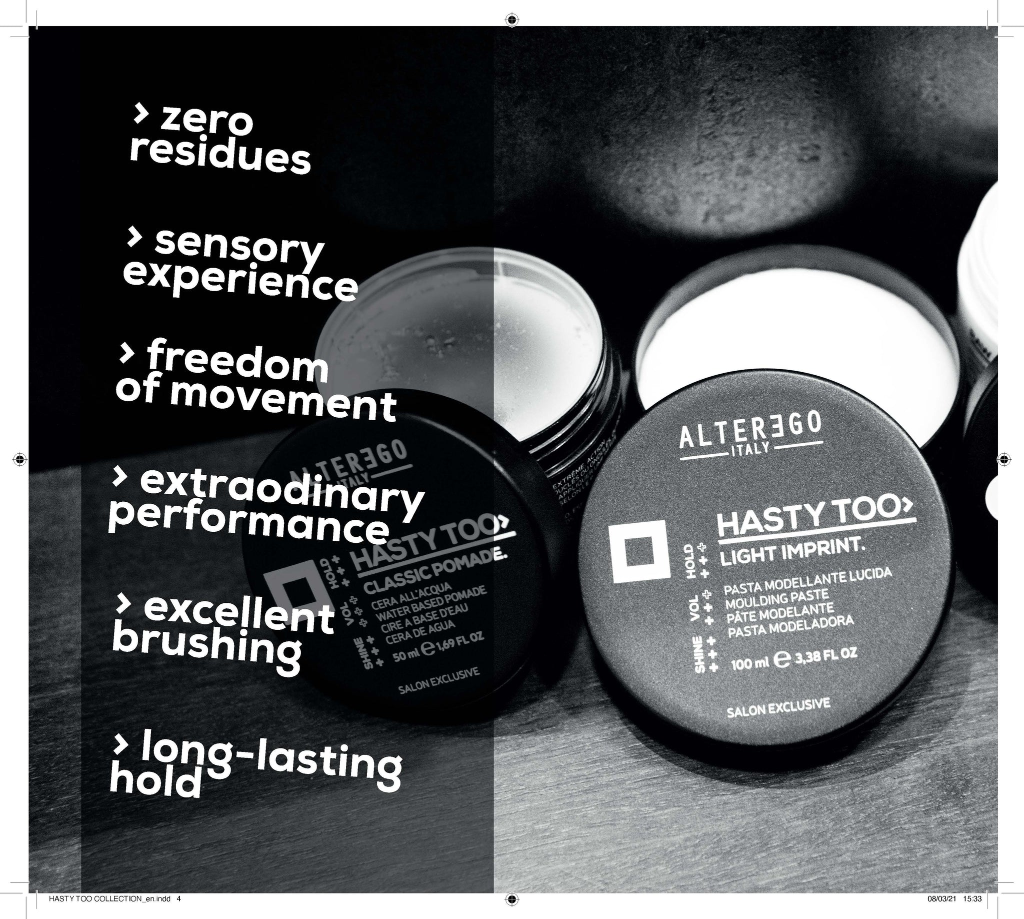 ALTER EGO ITALY- HASTY TOO STYLING SERIES (Select product from dropdow – Glam Concepts